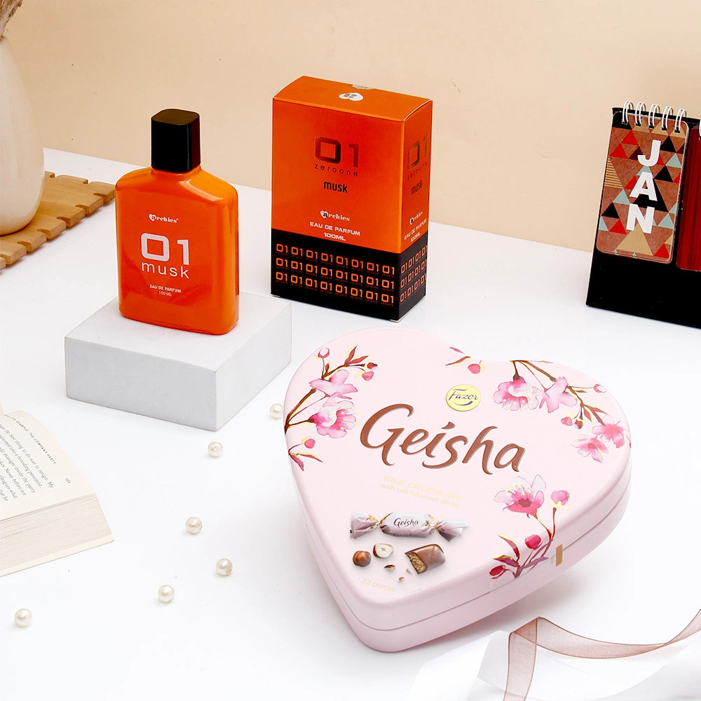 Buy Geisha Chocolate & Archies Musk Perfume Combo- Gift for men