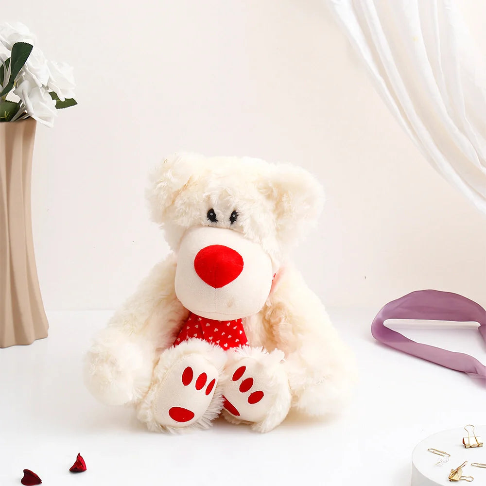 White Snob Dog Soft Toy