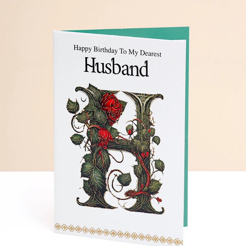 Happy Birthday Husband Birthday Greeting Card