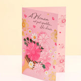 She Shines Women's Day Card With Gals Perfume